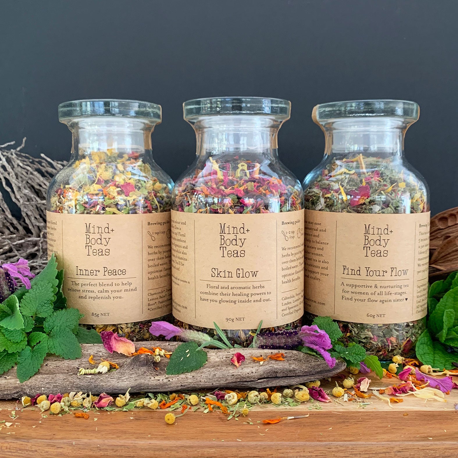 Glowing Goddess Tea Bundle – Mind + Body Teas
