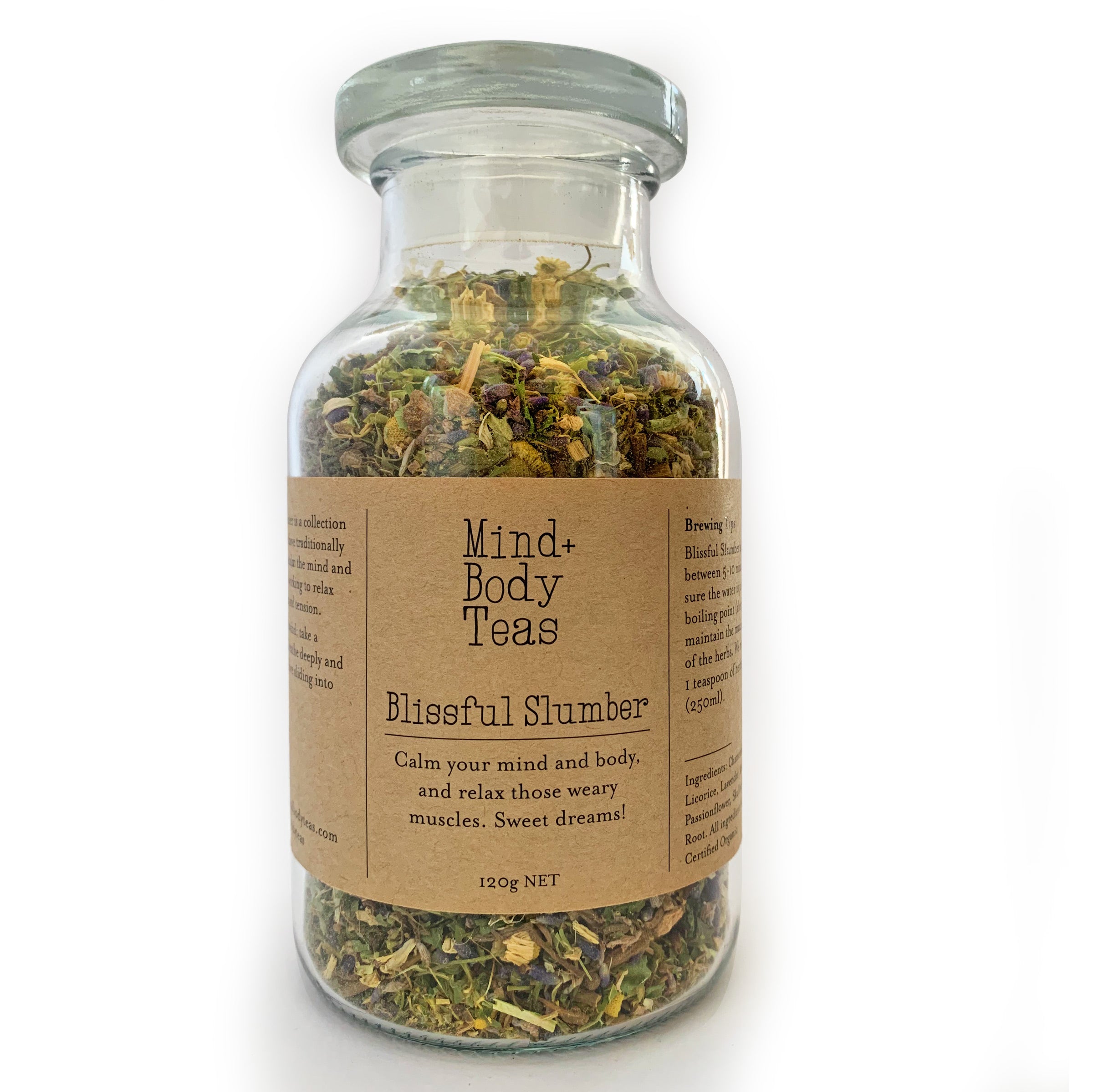 Blissful Slumber: premium organic tea blend for sleep – Mind + Body Teas